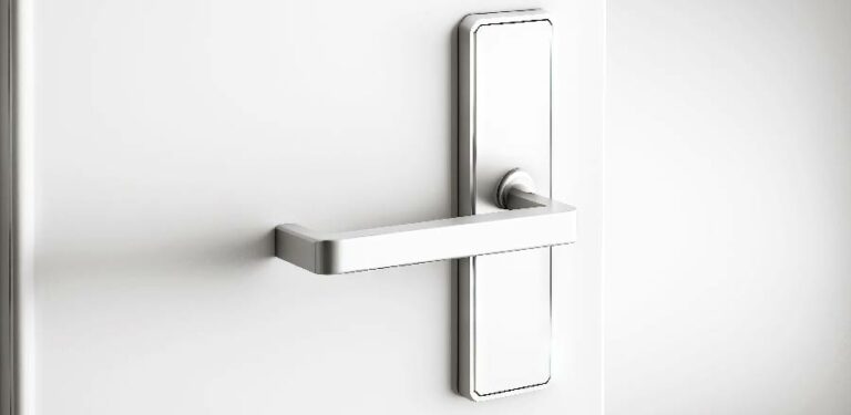 Schéma d'une poignée de porte : Lexique et Explications