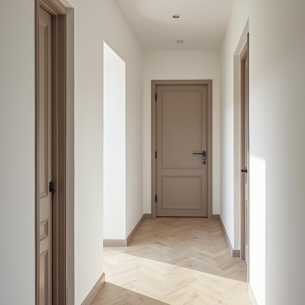 De quelle couleur peindre les portes d’un couloir ? Idées tendances