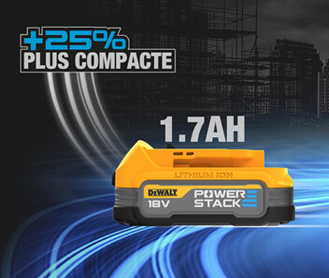 DeWalt PowerStack : la nouvelle génération de batteries